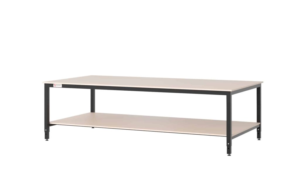 Heavy Duty ADJUSTABLE Workbench With Undershelf